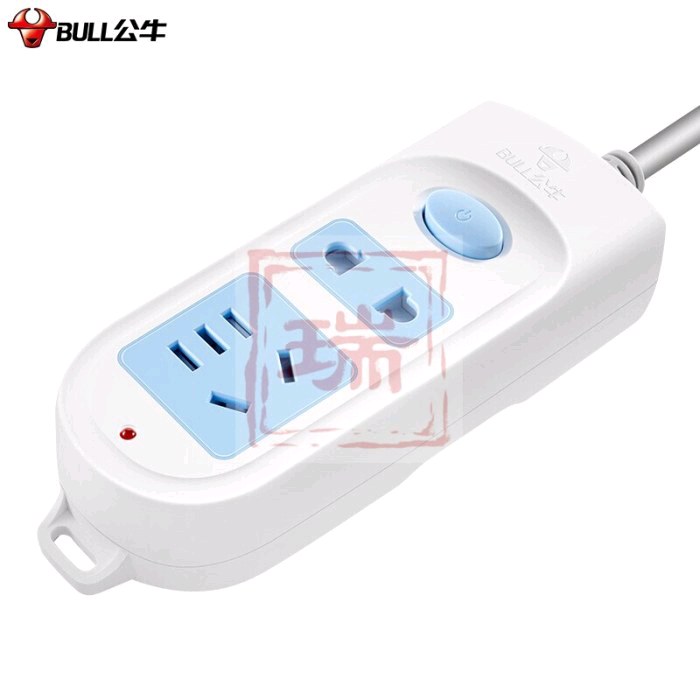 公牛（BULL）GN-612 全长3米 插座/插线板/插排/排插/接线板/拖线板 2位总控