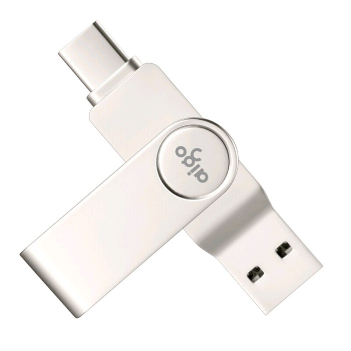 爱国者（aigo）U356 type-c U盘 32GB 银色 USB3.1 金属U盘 一体封装