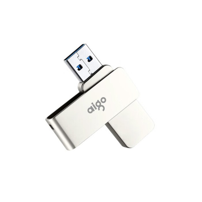 爱国者（aigo）U330 U盘32GB USB3.2 读速150MB/s 金属旋转 高速读写 5个/组
