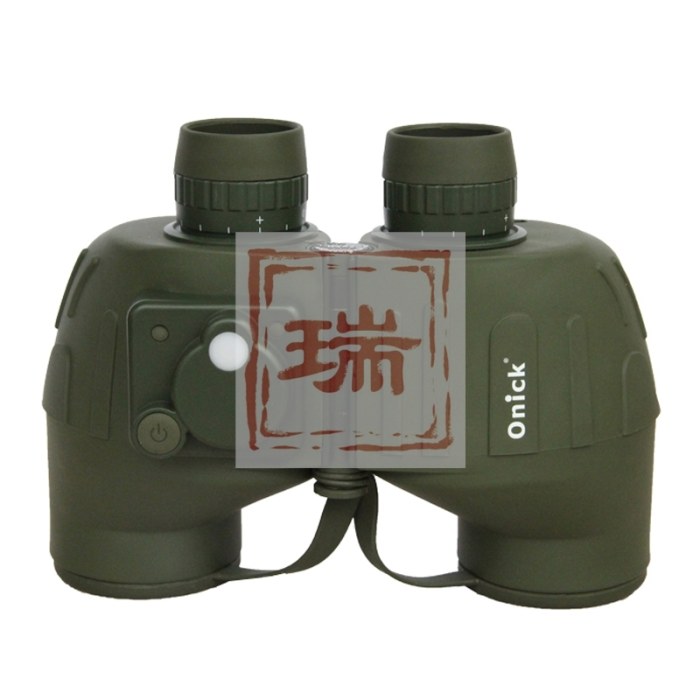 欧尼卡Onick 侦察兵7510 放大倍率：7x 物镜直径：50mm 内置测距分划板/机械罗盘侧方位 军用望远镜